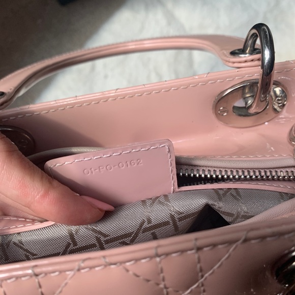 Dior | Bags | Lady Dior In Medium Size Baby Pink Patent Leather | Poshmark